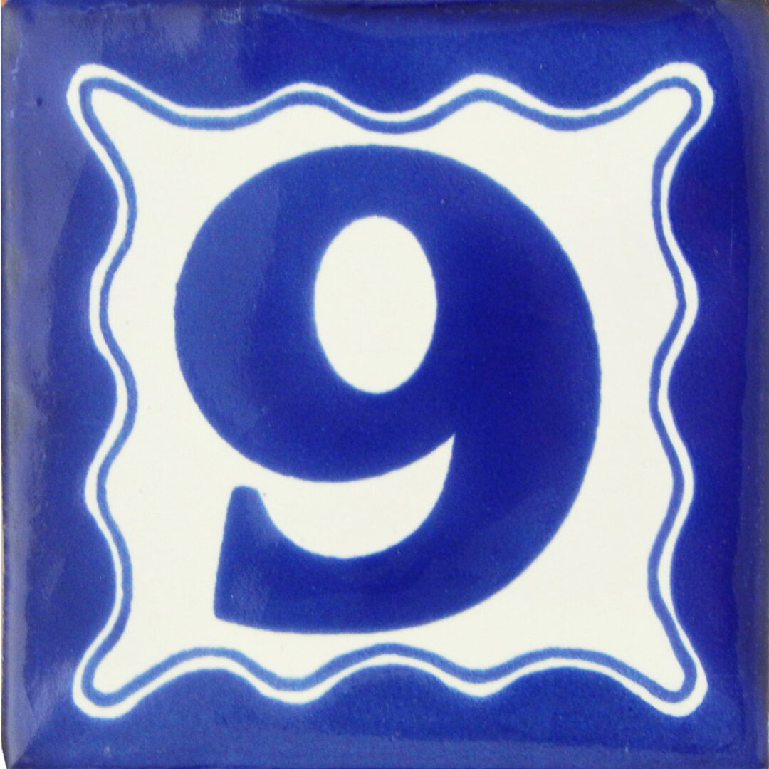 Mexican Tile House Numbers Address Numbers Ceramic House Number ...