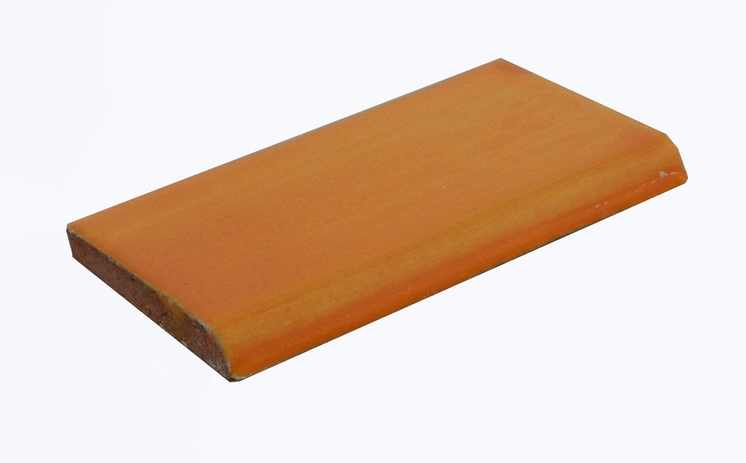 One Mexican Surface Single Bullnose Mexican Trim Tile 2x4 Yellow - Etsy