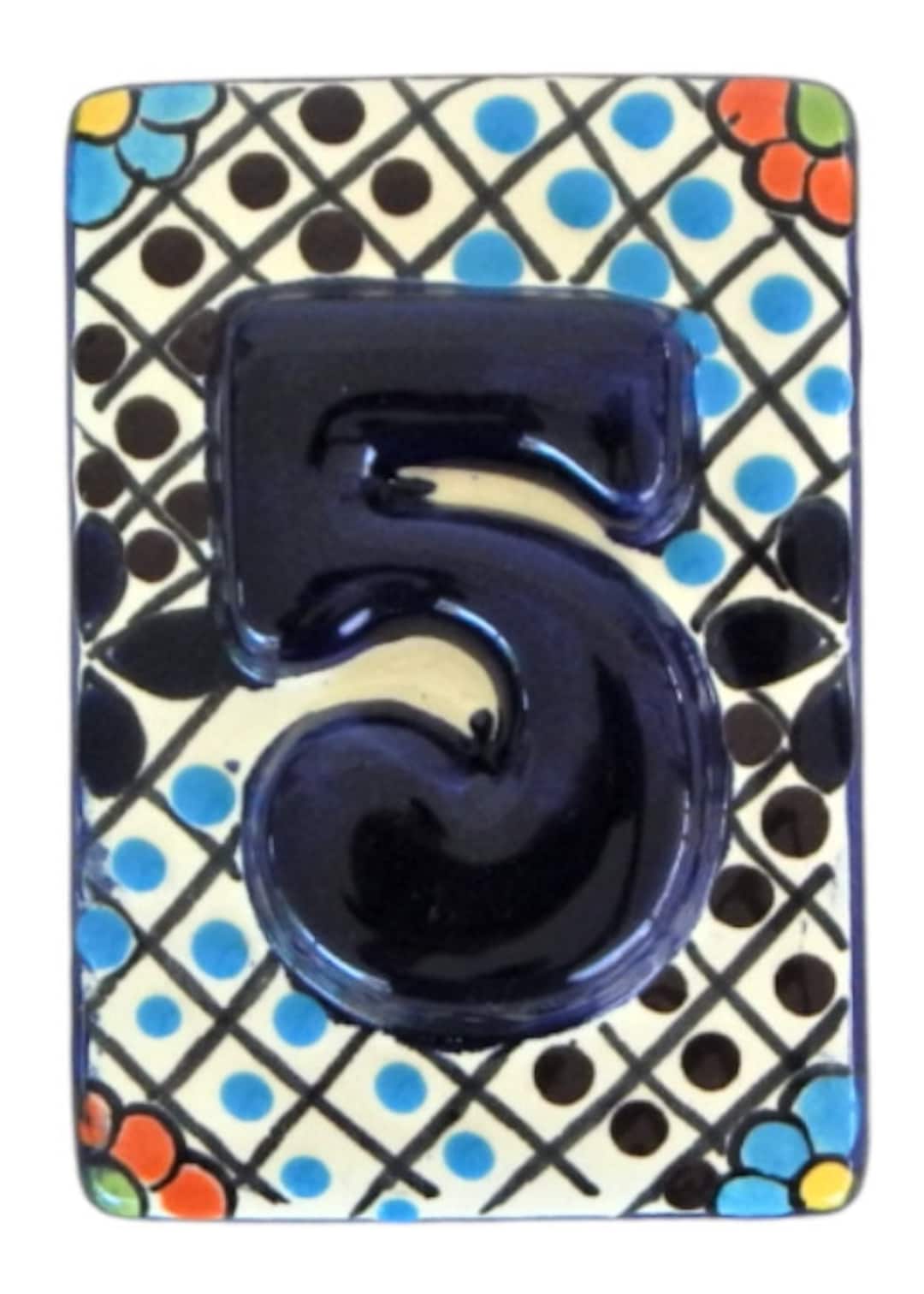 Mexican Tile House Numbers Address Numbers Ceramic House Number ...