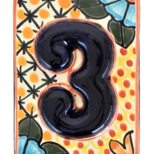 Mexican Tile House Numbers Address Numbers Ceramic House Number ...