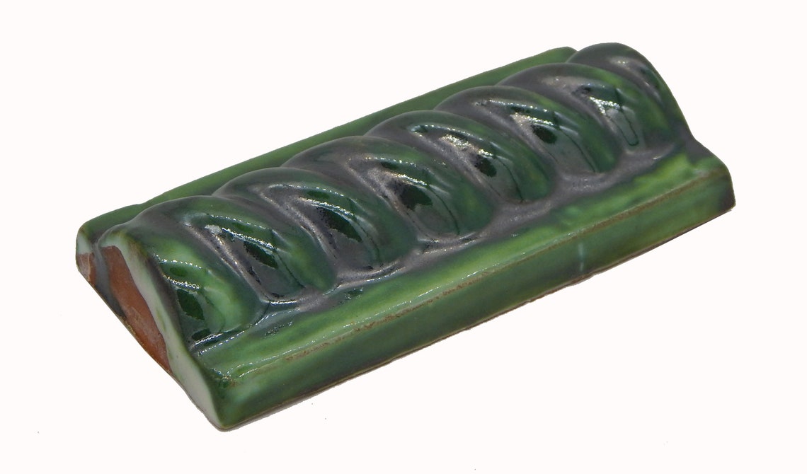 ROPE Trim Tile Molding Mexican Handmade Trim Ceramic Tile GREEN - Etsy