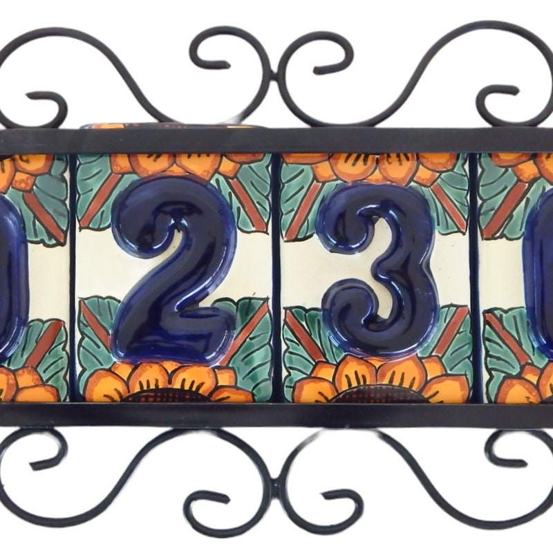 Mexican Tile Numbers - Etsy
