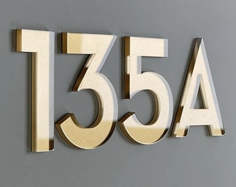 Adhesive House Numbers - Etsy