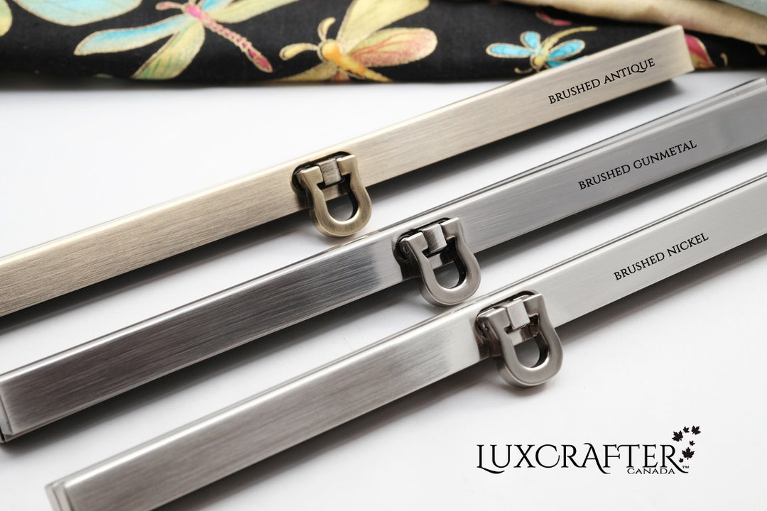 8pk 7.5-inch Open Clasp Straight Channel Closed End Wallet Frames in ...