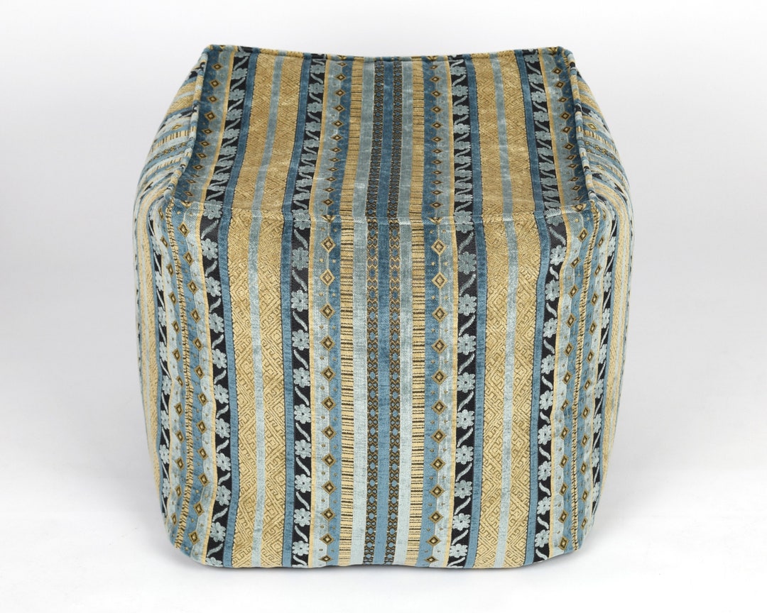 Kilim Pattern Fabric Bean Bag Pouf Cover F33 Turkish Moroccan Persian ...