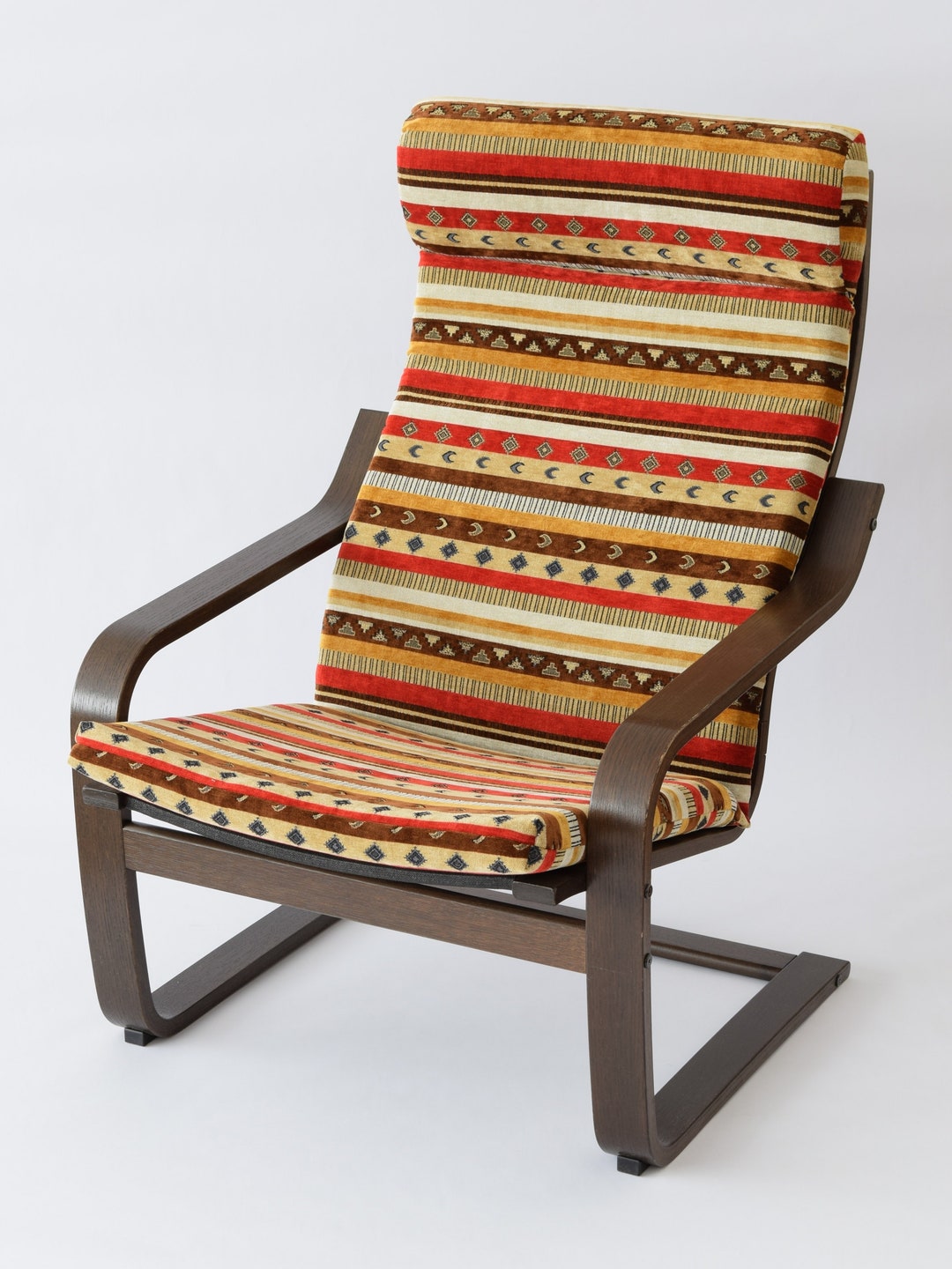 Poang Cushion Cover F03 Ikea Poang Chair Cover Poang Chair Cushion Ikea ...