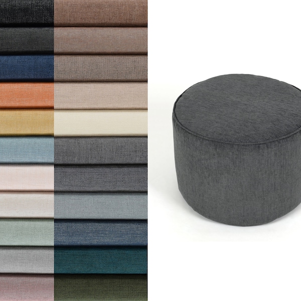 Round Pouf - Etsy UK