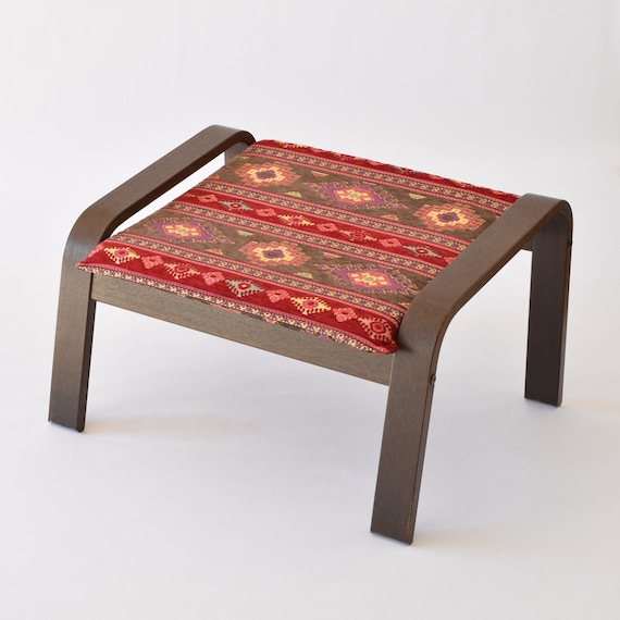 Ikea Poang Ottoman Footstool Fabric Cover F14 Etsy