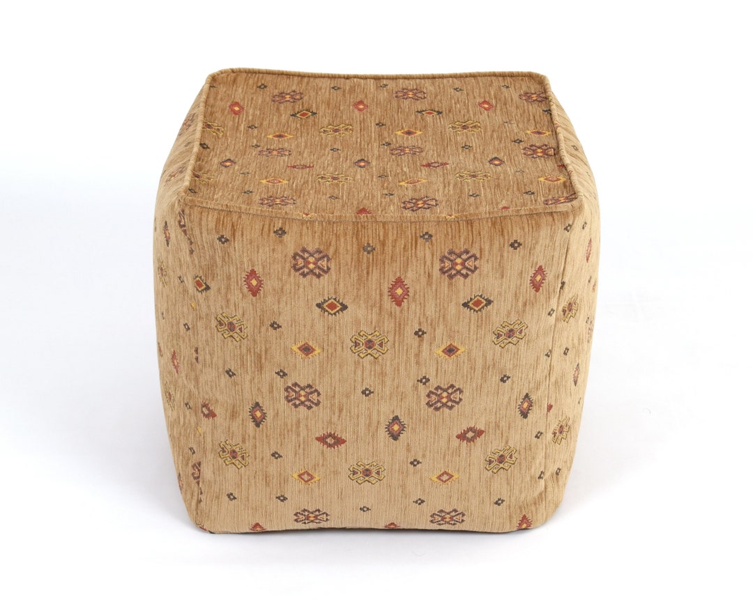 Kilim Pattern Fabric Bean Bag Pouf Cover F60 Turkish Moroccan Persian ...