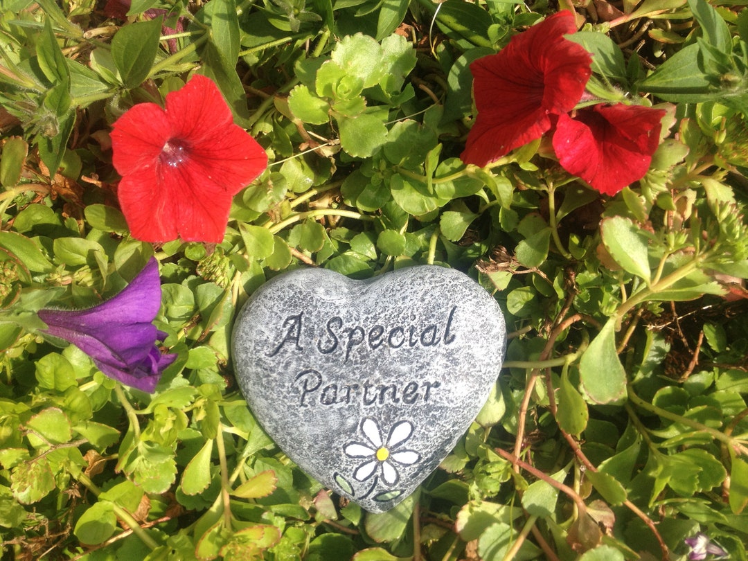Partner/ A Loving Partner/ Heart/ Memorial/ Gravemarker - Etsy UK
