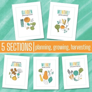 Complete Garden Planner Printable -- NEW for 2025 - Etsy