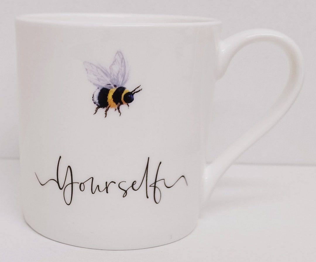 Bee Yourself Mug Fine Bone China Bees Collection Large Balmoral 14oz ...