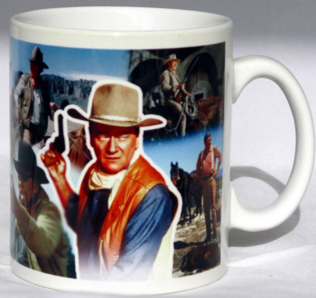 John Wayne Mug Tribute Mug - Etsy