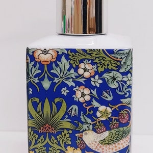 William Morris Strawberry Thief Blue Soap Dispenser Porcelain 200 Ml ...