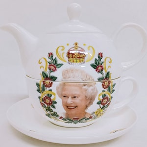 HM Queen Elizabeth II Platinum Jubilee 1952 to 2022 Tea for One Fine ...