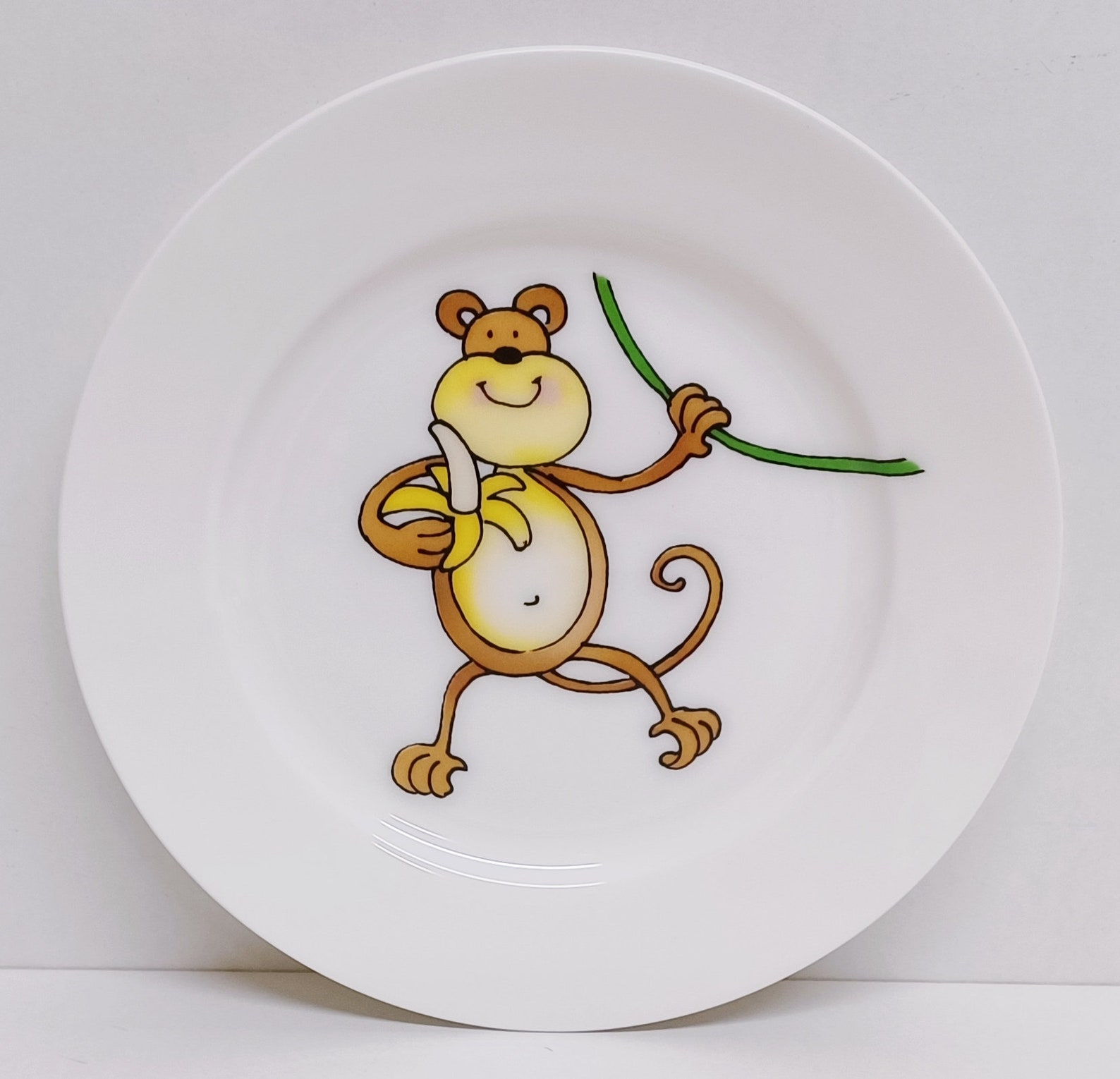 Cheeky Monkeys Breakfast Set 3 Piece Fine Bone China Kids Children ...