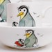 Penguins Go Swimming Breakfast Set 3 Piece Fine Bone China Kids ...