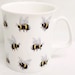 Bees Mug Fine Bone China Marlborough Multi Bumble Bee Cup Hand ...