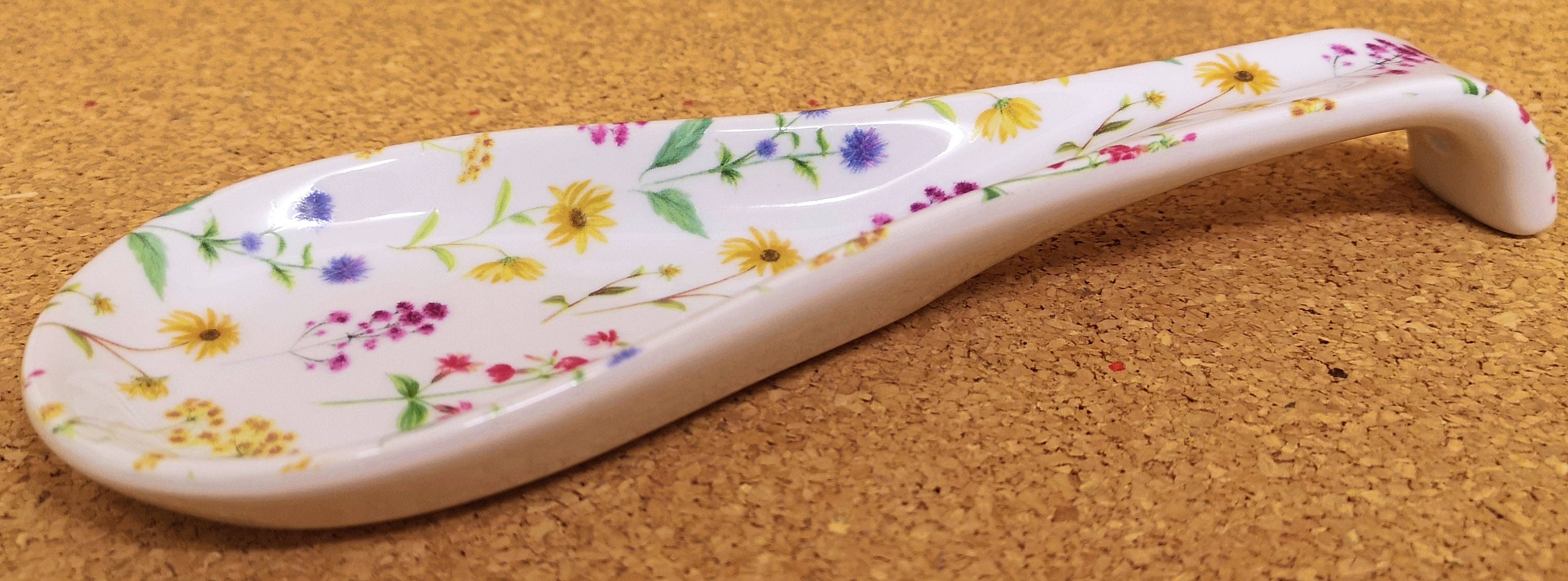 Meadow Flowers Spoon Rest Ceramic Porcelain Medium 22cm Spoon - Etsy UK