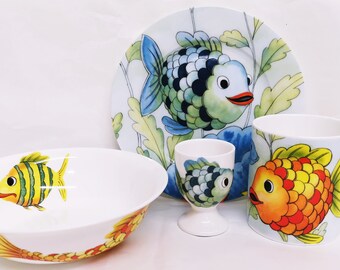 Dinosaurs Breakfast Set 3 Piece Fine Bone China Kids Children | Etsy UK