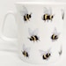 Bees Mug Fine Bone China Marlborough Multi Bumble Bee Cup Hand ...