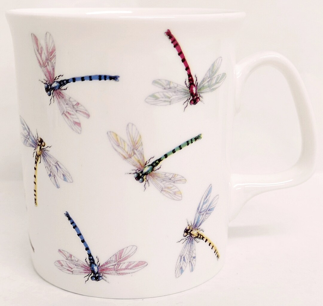 Dragonflies Mug Fine Bone China 300 Ml Marlborough Multi Colour ...