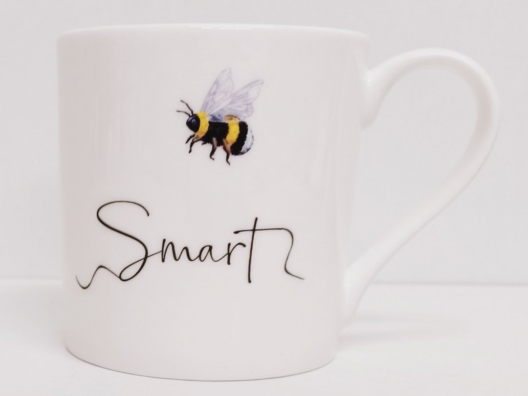 Bee Smart Mug Fine Bone China Bees Collection Large Balmoral 14oz Cup ...