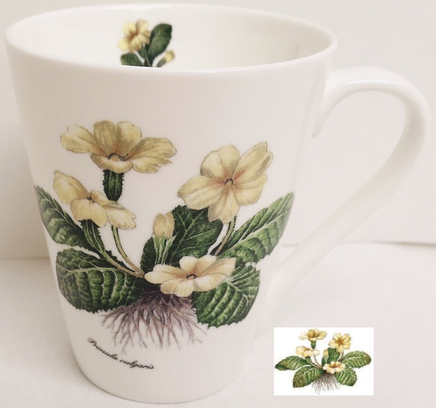 Botanic Flowers Mugs Set 6 Fine Bone China Botanical Floral - Etsy UK