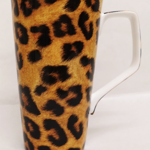 Leopard Coffee Mug - Etsy