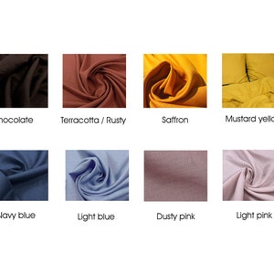 Colors+ Linen Place Mat in Mustard Color, Burnt Orange Linen Table ...