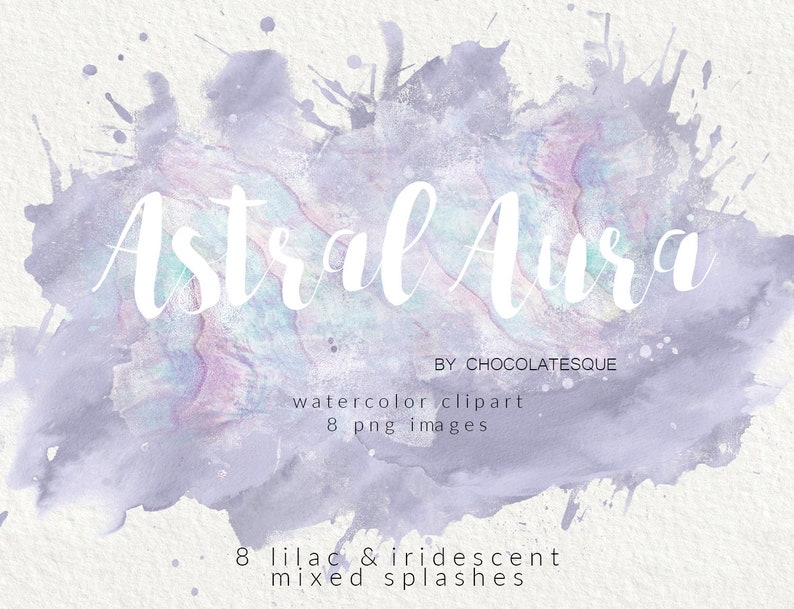 Lilac Splashes Watercolor Splashes Lilac Clipart Clipart - Etsy