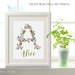 Floral Letters Clipart, Scrapbook Alphabet, Alphabet Clipart, Flowers ...