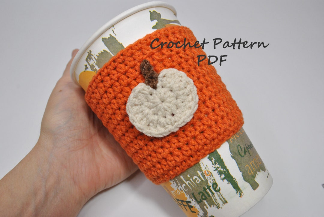 Crochet PATTERN Cup Cozy, DIGITAL PDF, Crochet Cup Holder Pattern ...