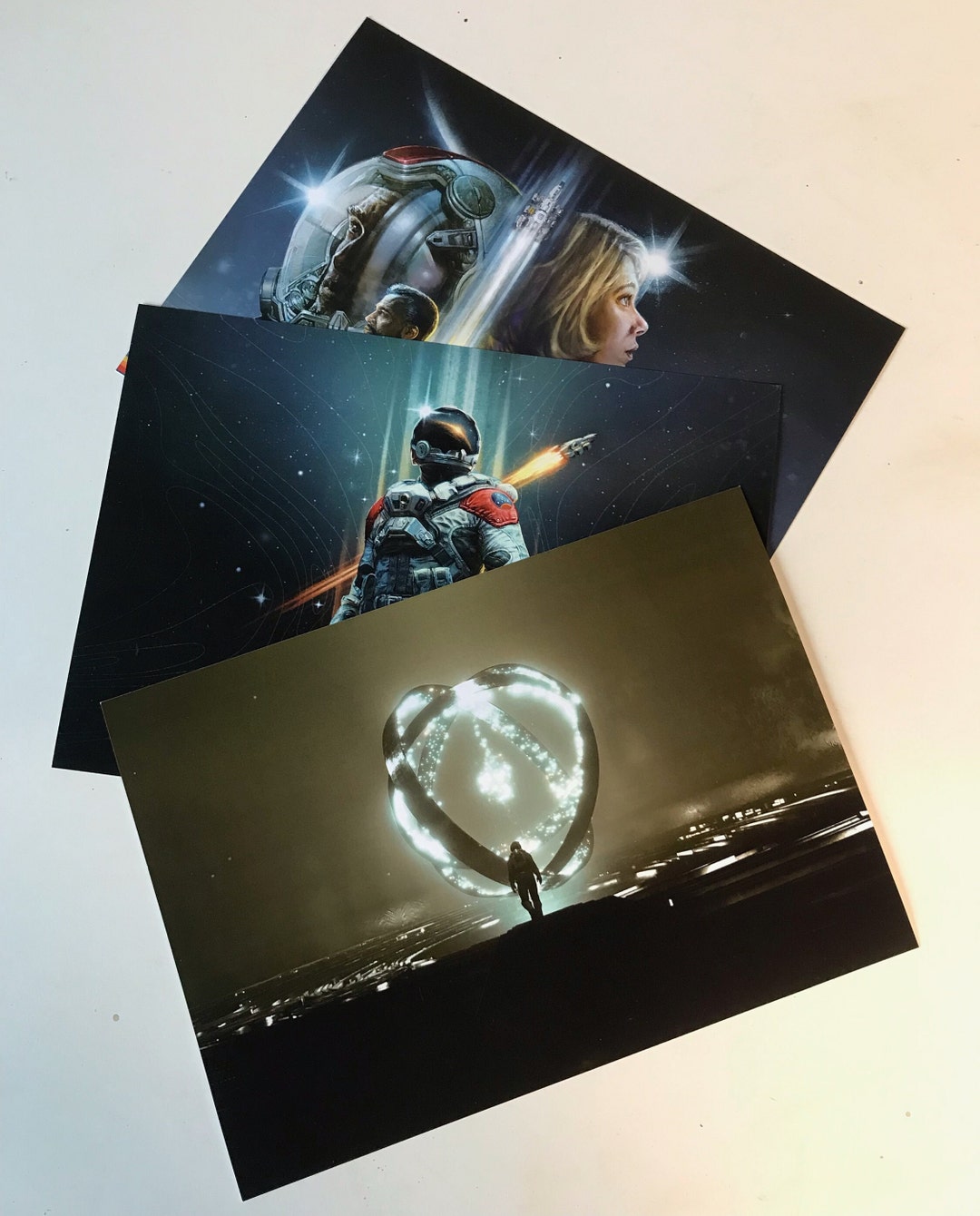 Starfield Artwork Poster Prints Five Piece Set - Etsy UK