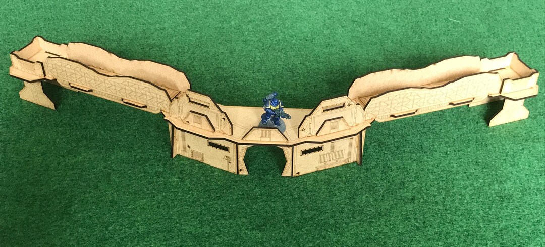 Warhammer 40k Sci Fi Tabletop RPG Shield Barrier Walkway Scenery - Etsy