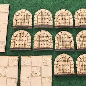 48 Piece Modular Dungeon Tile Set 2 Dnd Tabletop Dungeon Dungeons ...