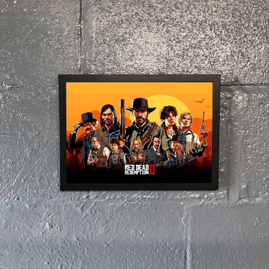 Read Dead Redemption 2 RDR2 Frame & Poster Print Games - Etsy