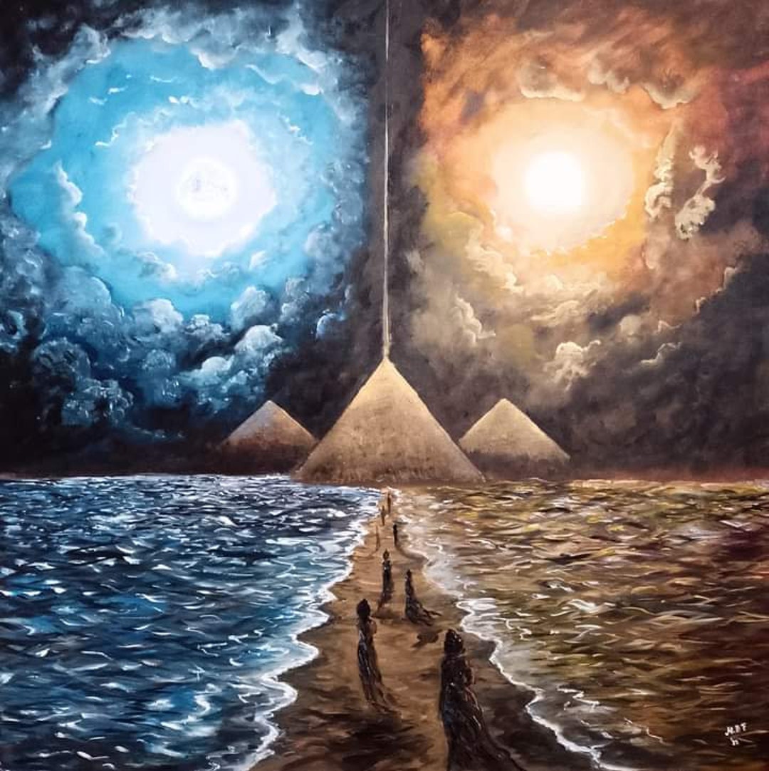 The Way Original Painting, Acrylic on Canavas 100x100cm Year 2023 - Etsy