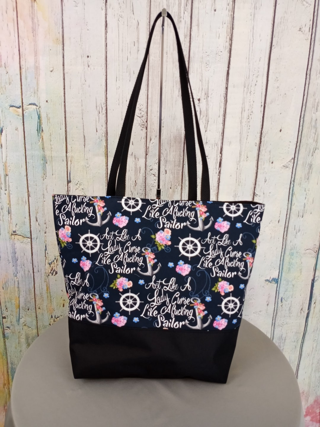 NSFW Curse Like A Sailor Simple Tote - Etsy