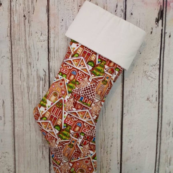 Gingerbread Stocking - Etsy