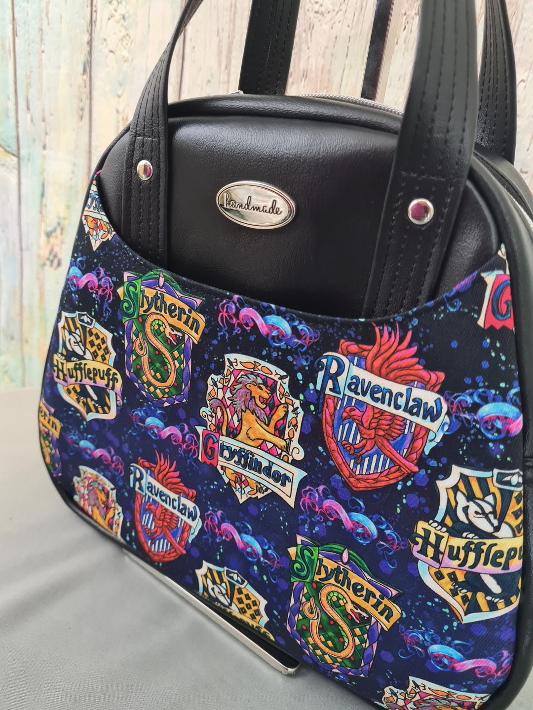 Magic School House Logos Bowler Handbag - Etsy