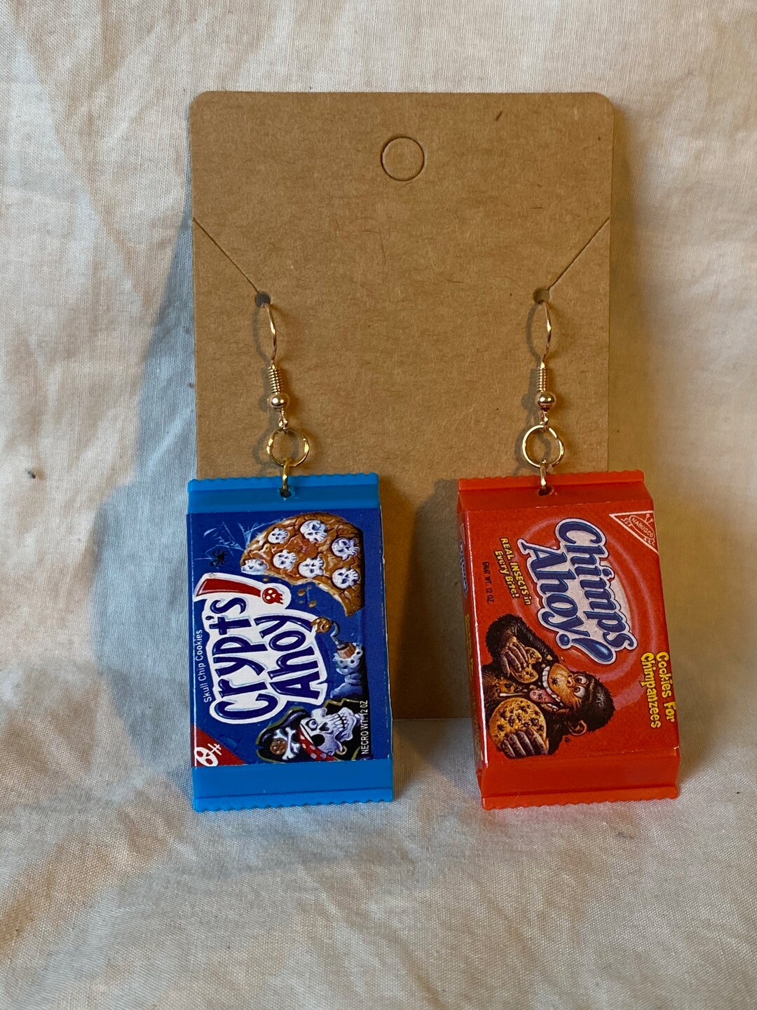 Wacky Package Chips Ahoy Earrings - Etsy