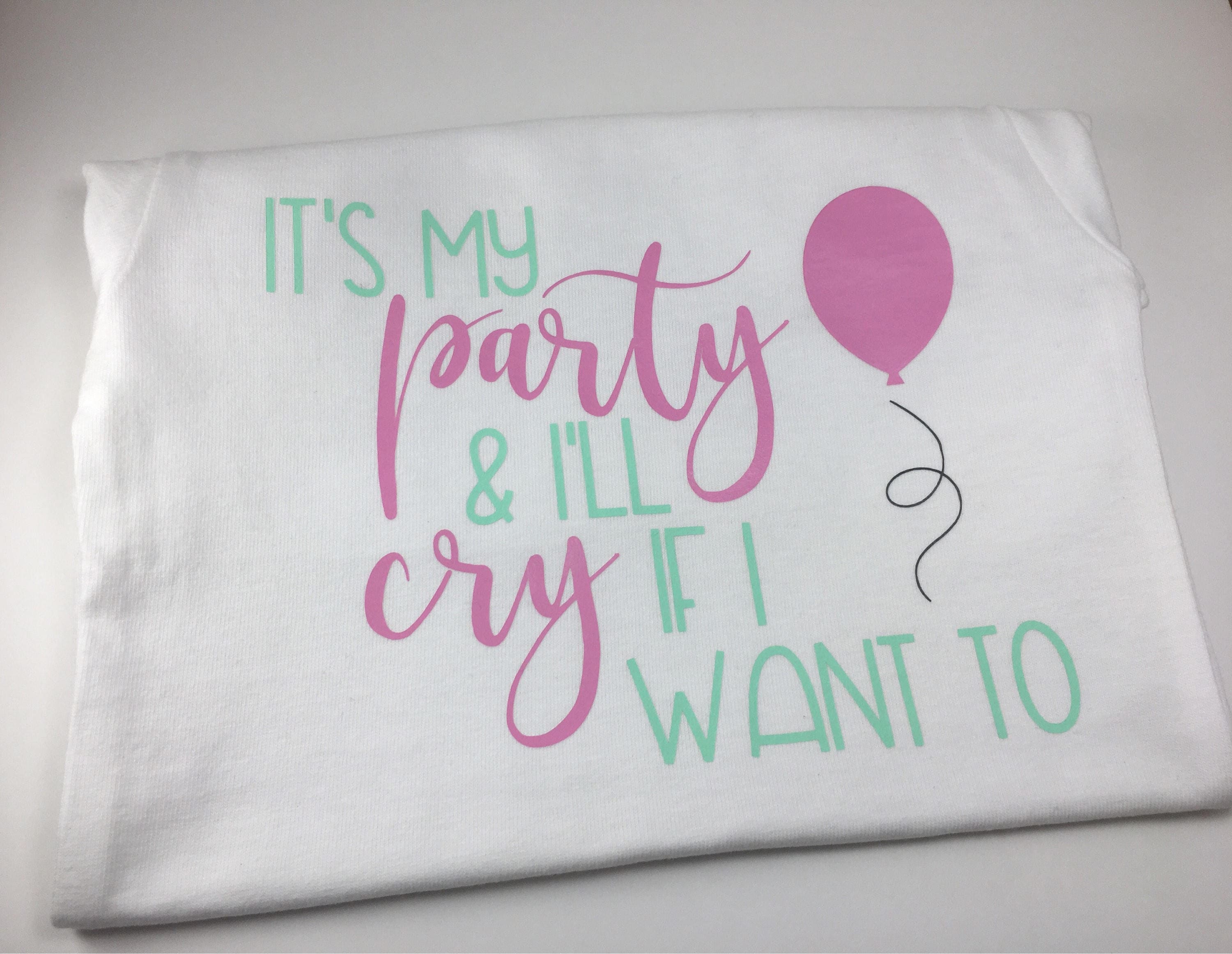 It's My Party SVG, EPS, DXF Cut File - Etsy