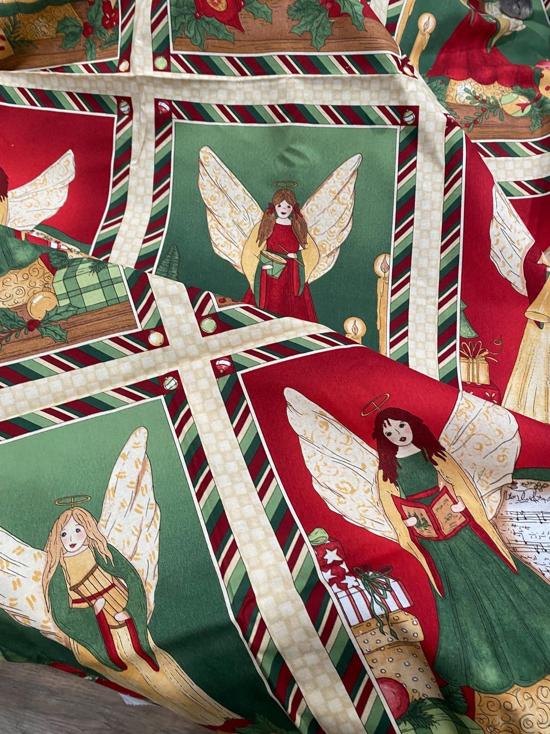 Fabric Panel - "choir of Angels" by Robin Betterley for Wilmington ...