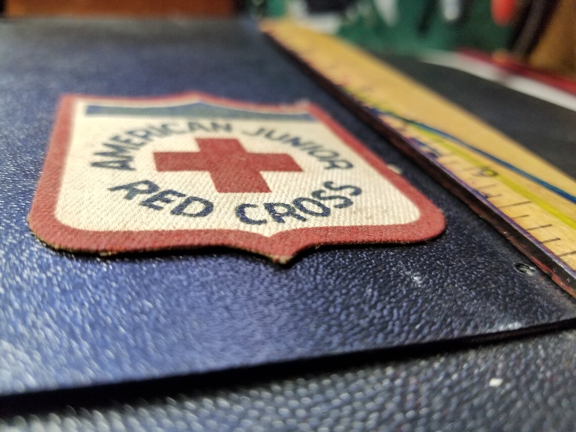 RED CROSS 1950s PATCH paper ephemera | Etsy