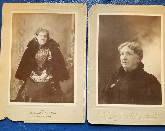 Antique Women Portraits 1890's Professional Photo Studio Photography ...