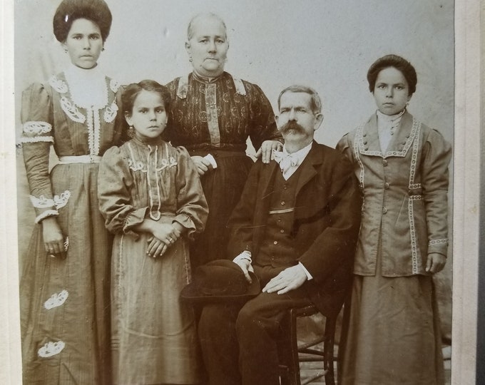 Antique Italian Family Photo Portrait Studio Photography - Etsy