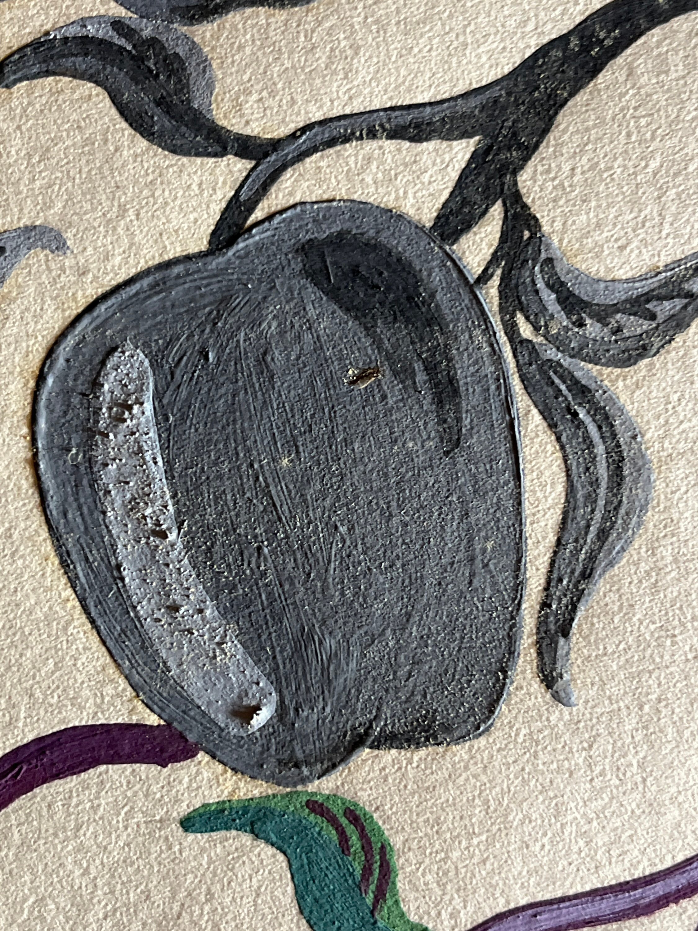 1/1 Original APPLE FRUIT ART Painting by Elizabeth Burdick - Etsy