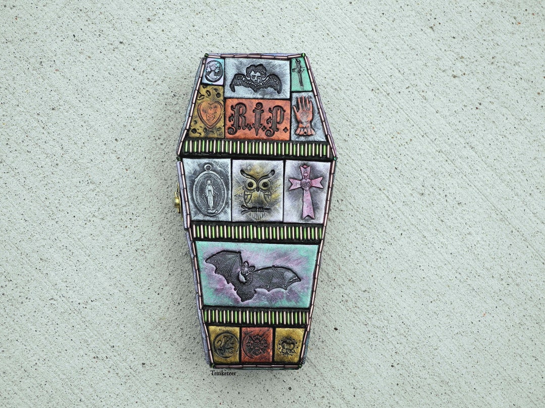 Polymer Clay Coffin Box - Etsy