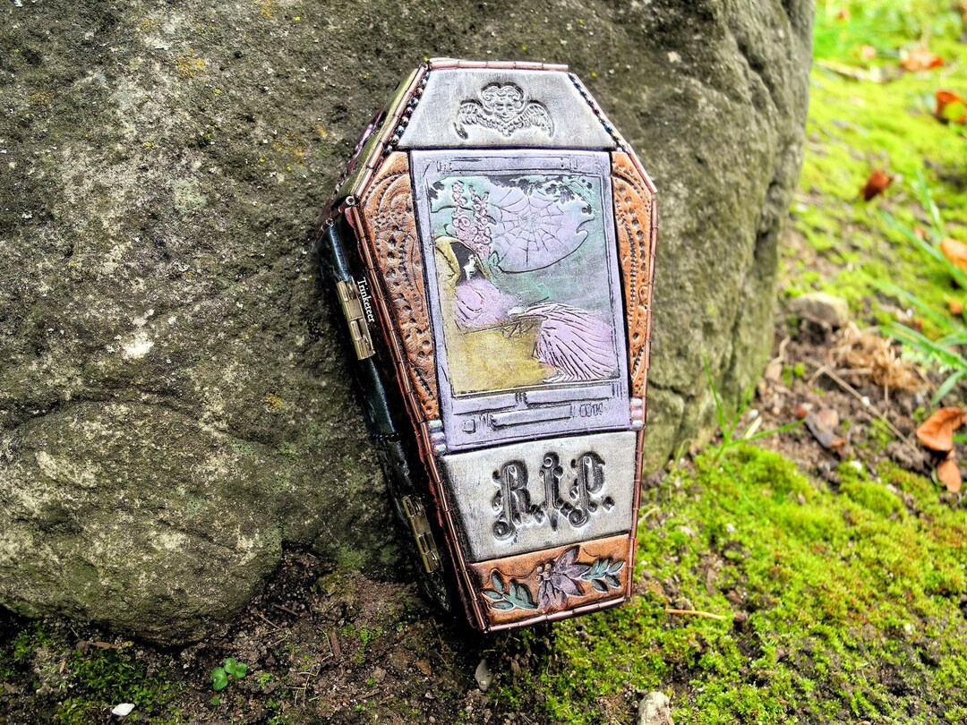 Polymer Clay Tile Coffin Box - Etsy